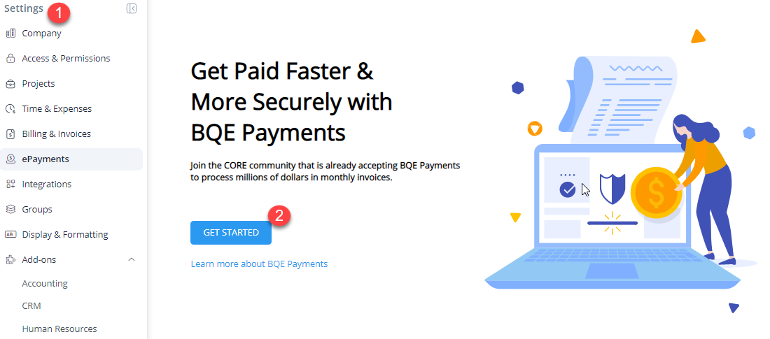 Settings – CORE Help Center