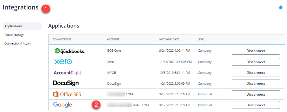 BQE CORE-Google Integration – CORE Help Center