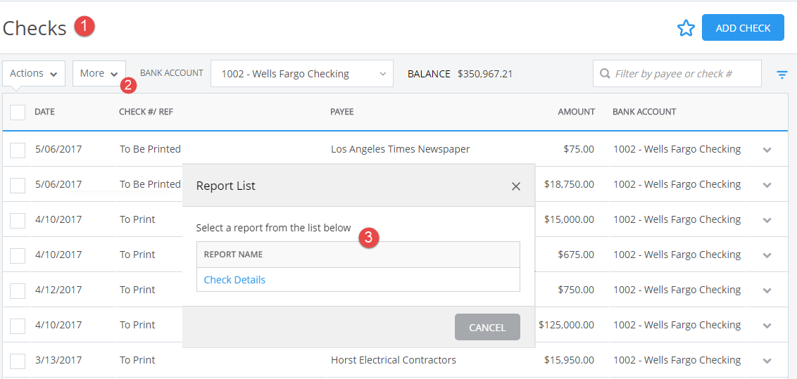 Checks – CORE Help Center