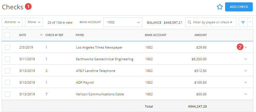 Checks – CORE Help Center