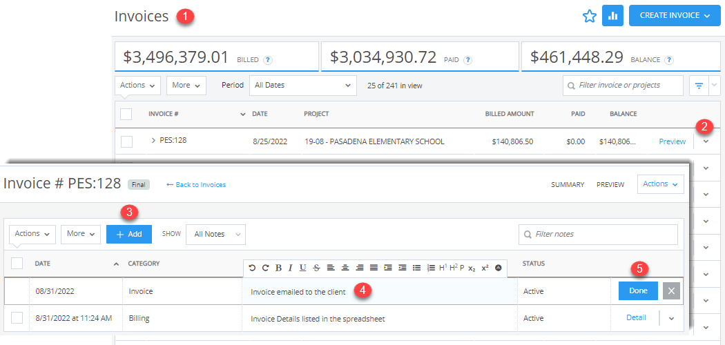 Invoices – CORE Help Center