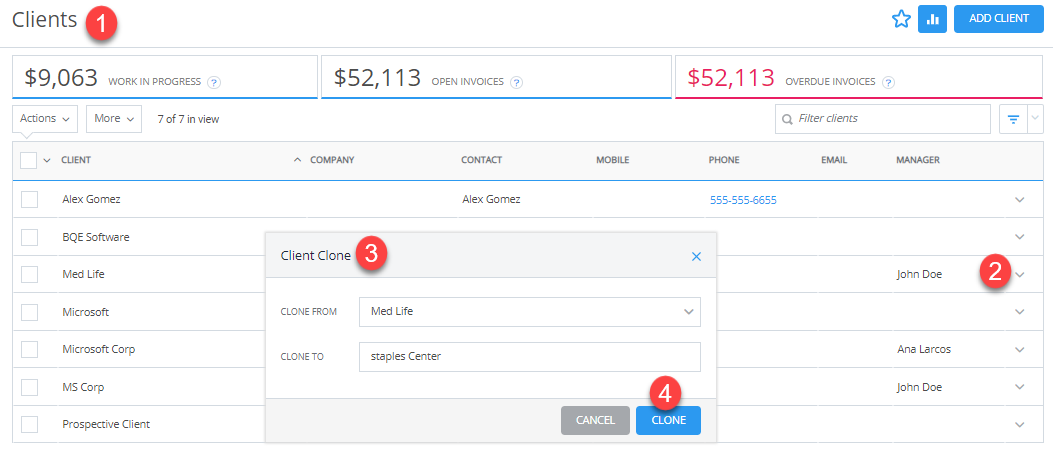 Clients – CORE Help Center