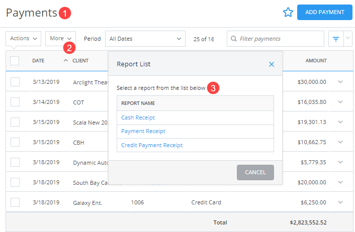 Payments – CORE Help Center