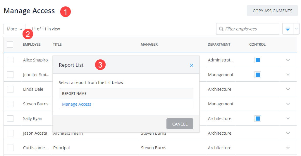 Manage Access – CORE Help Center