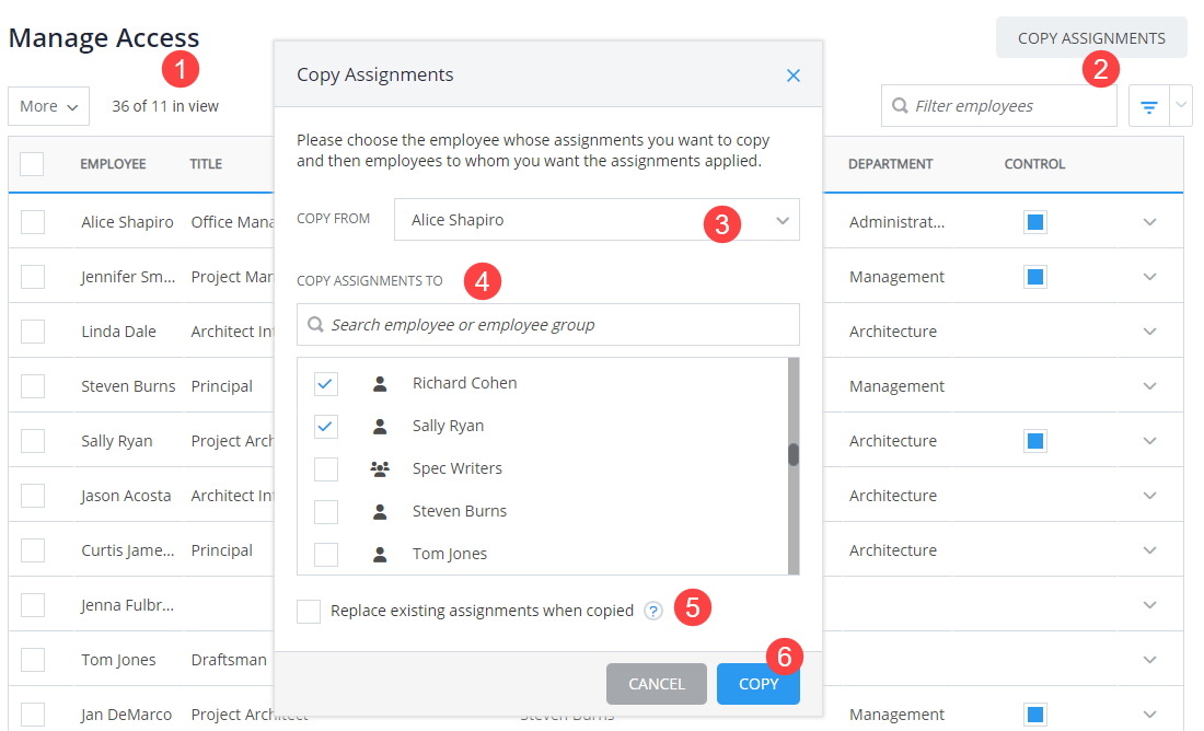 Manage Access – CORE Help Center