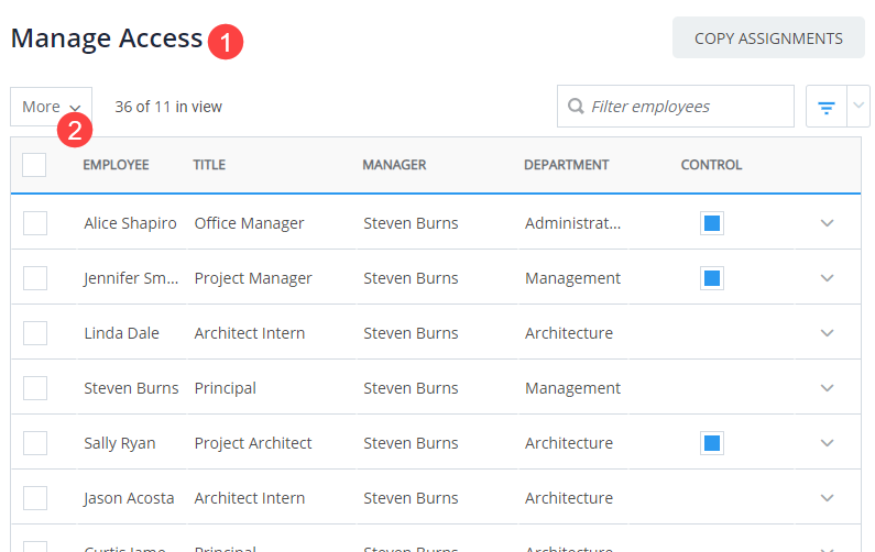 Manage Access – CORE Help Center