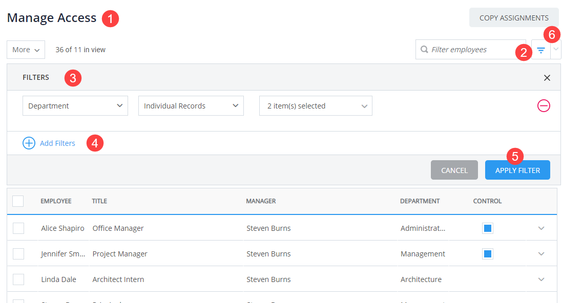 Manage Access – CORE Help Center