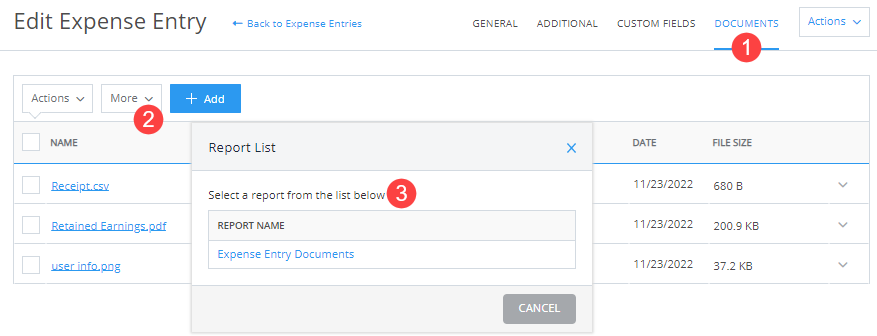 Documents – CORE Help Center