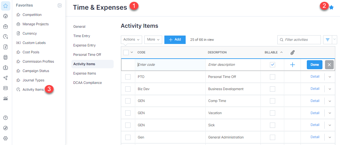 Activity Items – CORE Help Center
