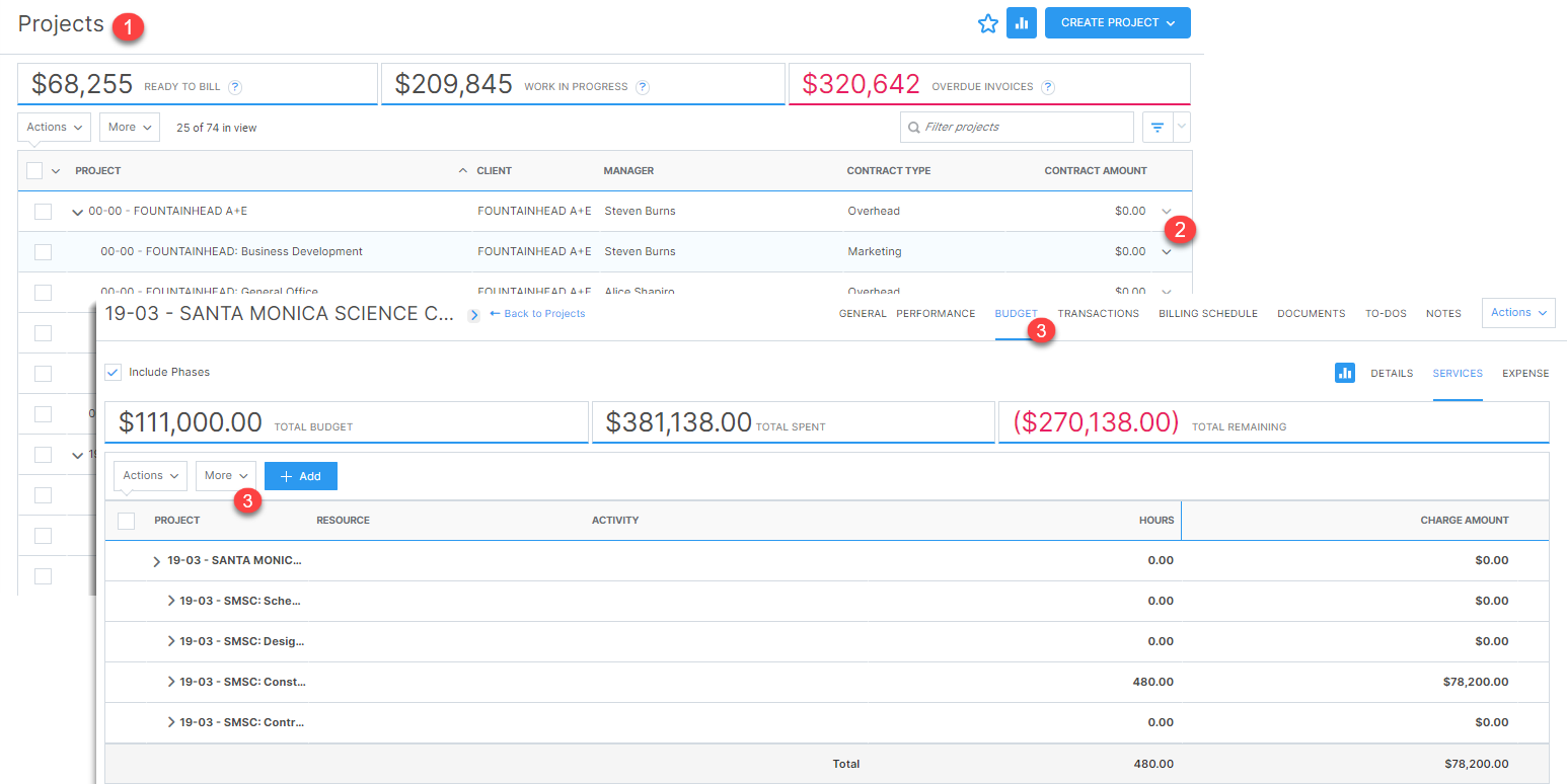 Projects – CORE Help Center