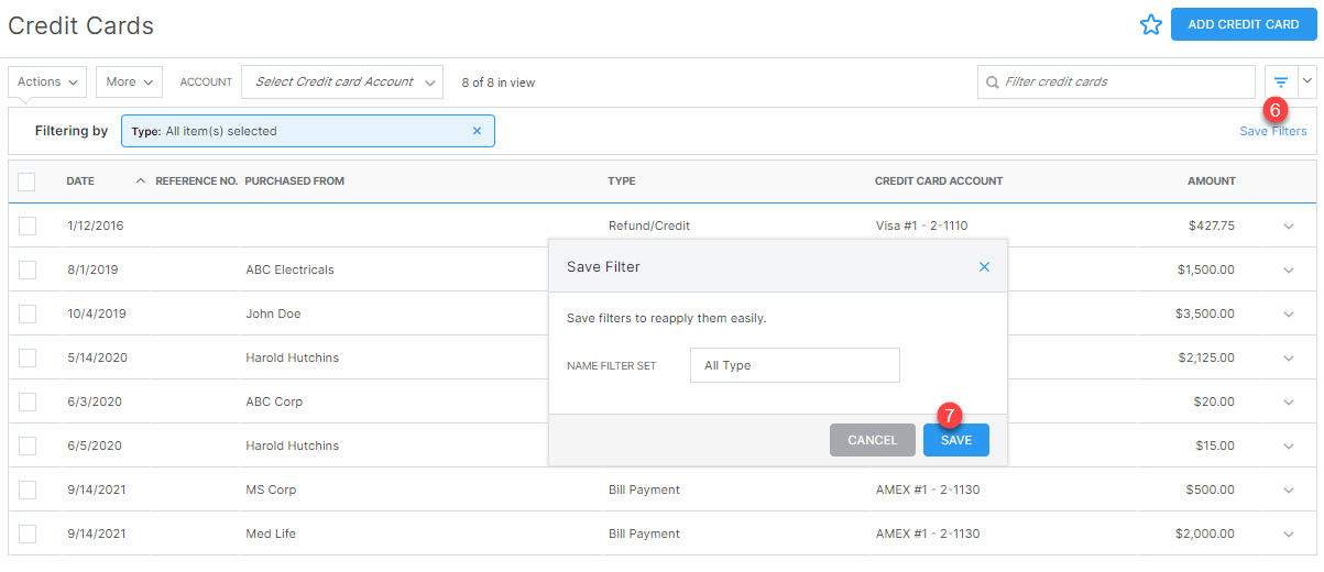 Credit Cards – CORE Help Center