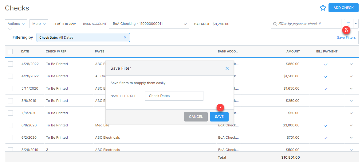 Checks – CORE Help Center