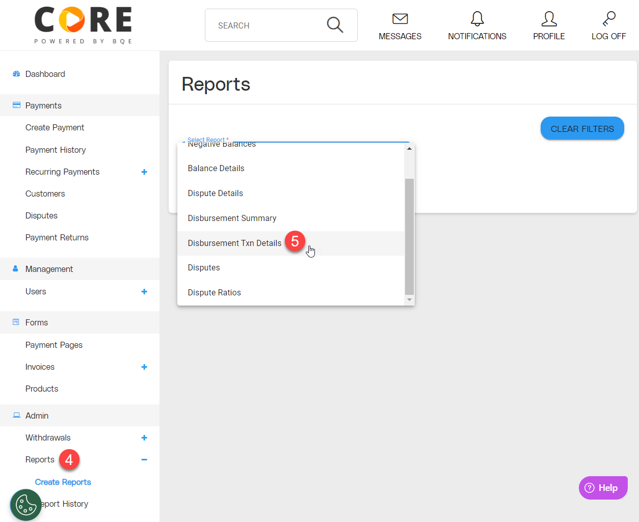 Running Bqe Epayments Reports Core Help Center