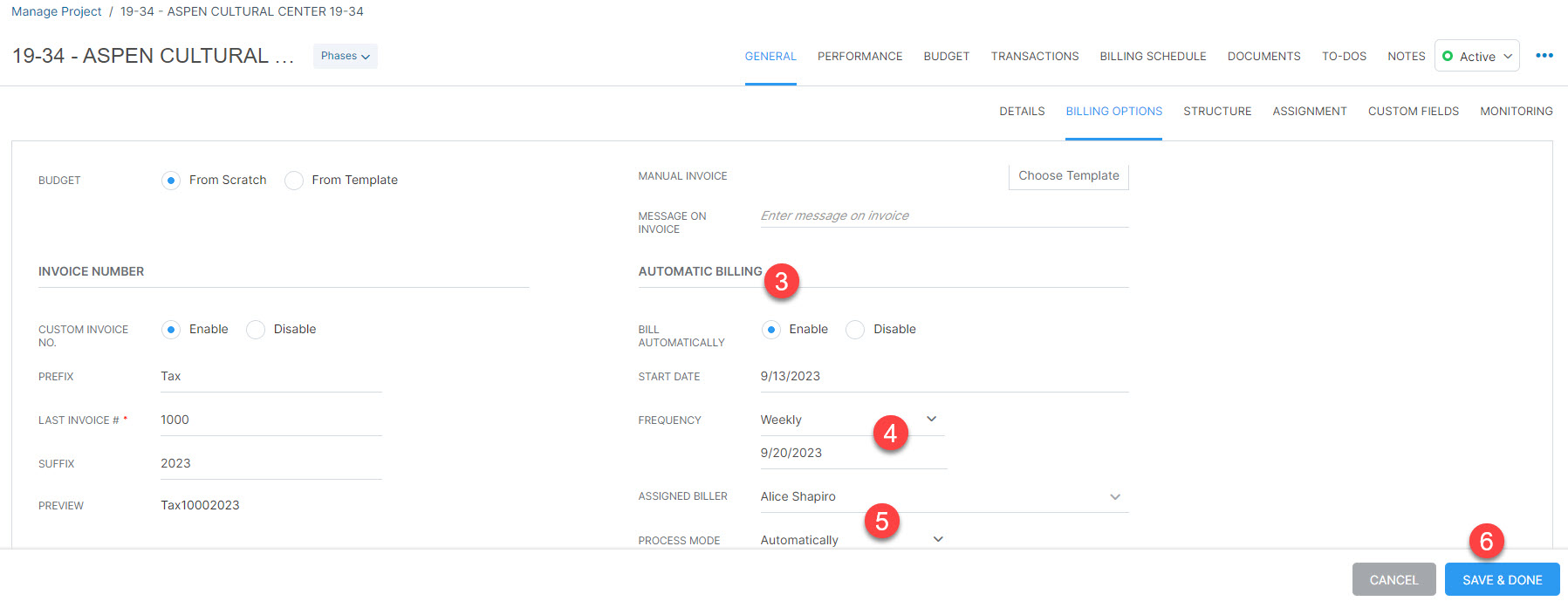 Projects – CORE Help Center