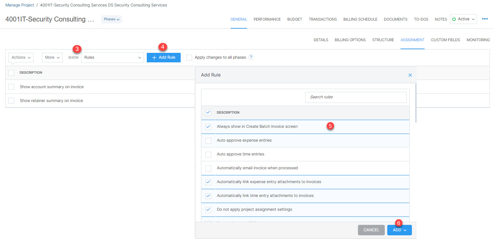 Projects – CORE Help Center