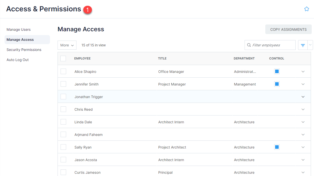 Manage Access – CORE Help Center