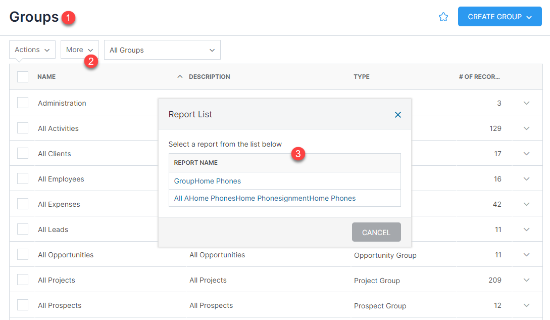 Groups – CORE Help Center