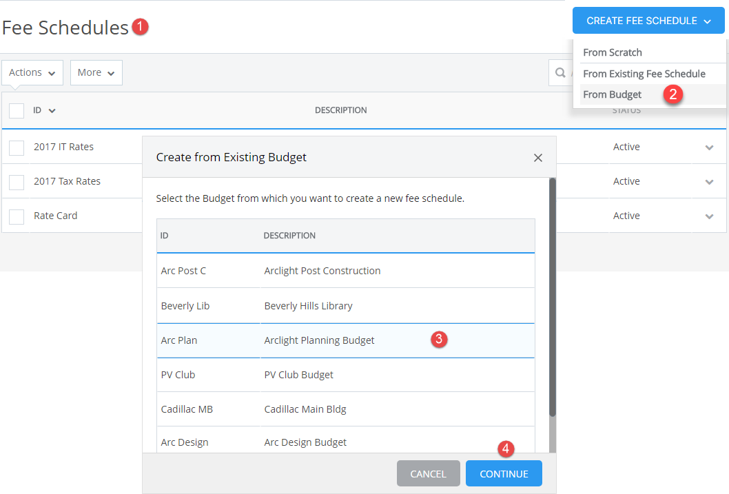 Fee Schedules – CORE Help Center