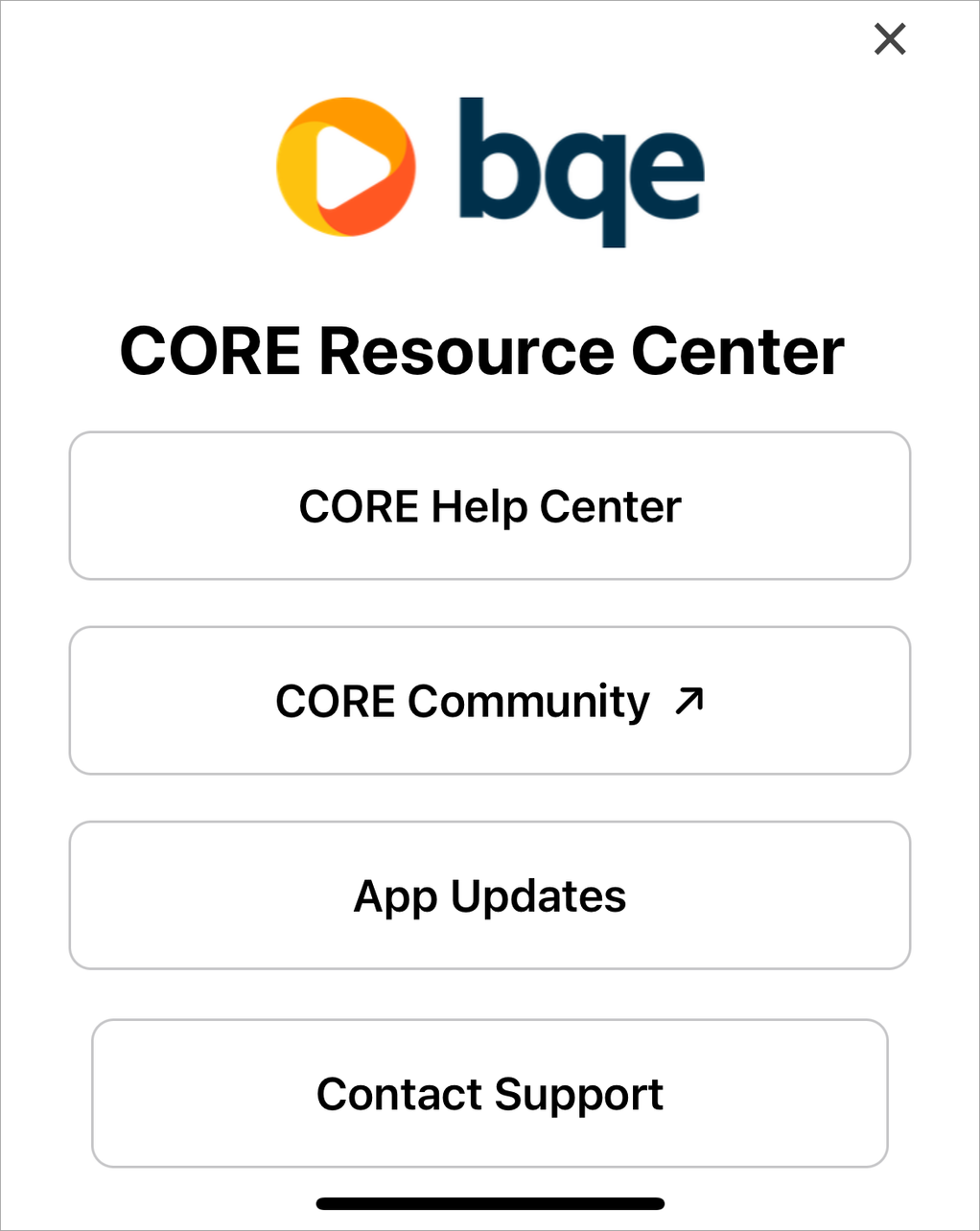 BQE CORE Mobile on iPhone – CORE Help Center