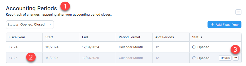 Accounting Periods – CORE Help Center
