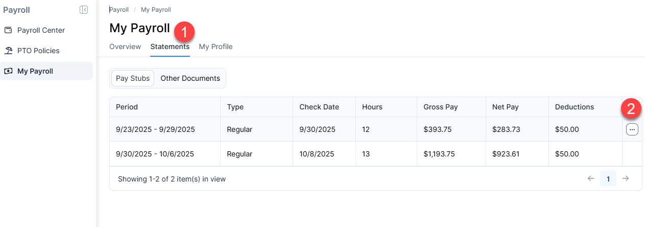 My Payroll – CORE Help Center