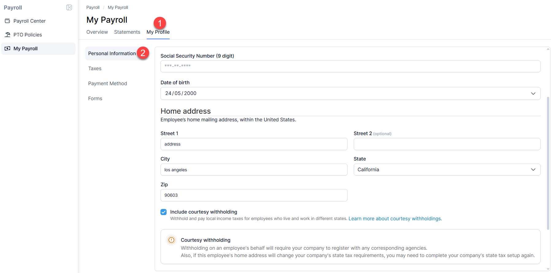 My Payroll – CORE Help Center