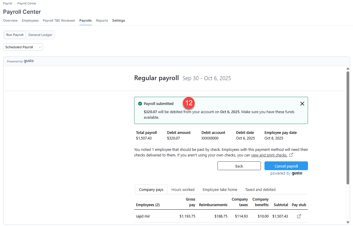 Payroll Center – CORE Help Center