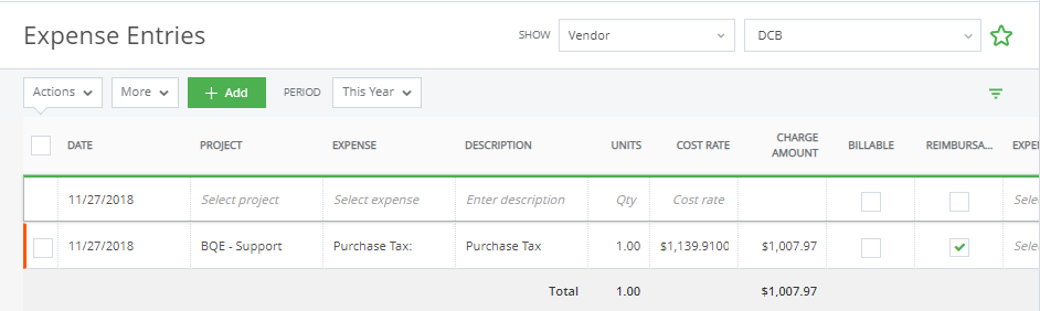Tracking tax on credit card expenses – CORE Help Center