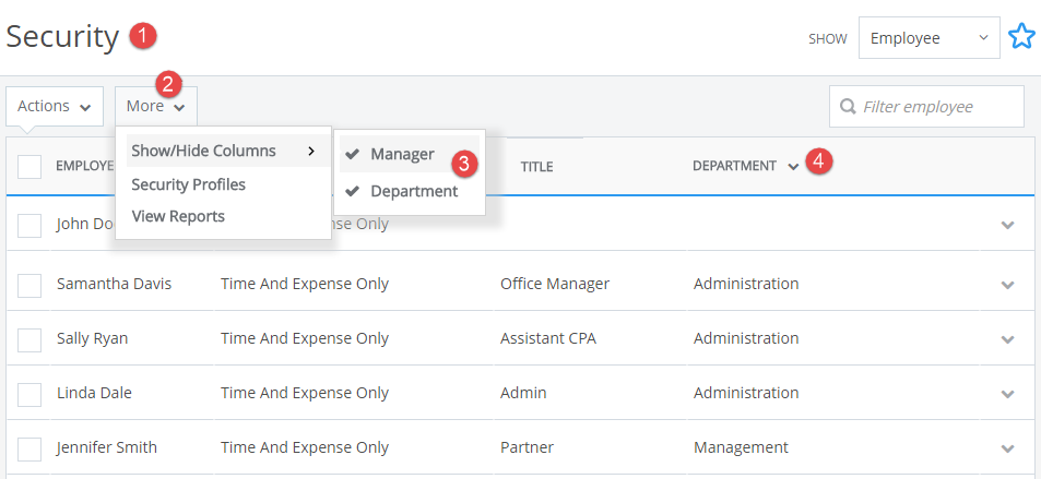 Security Permissions – CORE Help Center