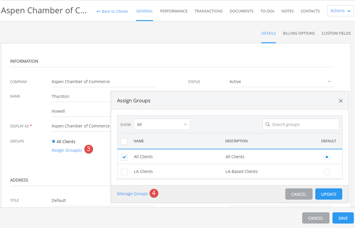 Clients – CORE Help Center