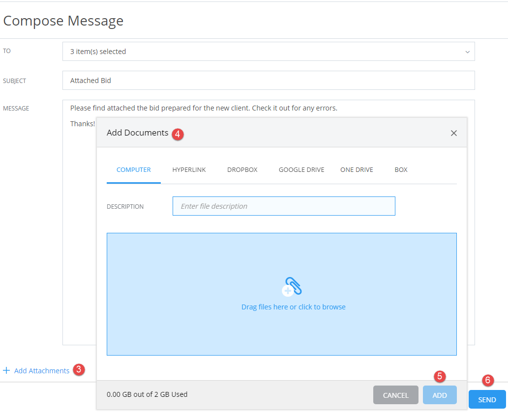 Messages – CORE Help Center